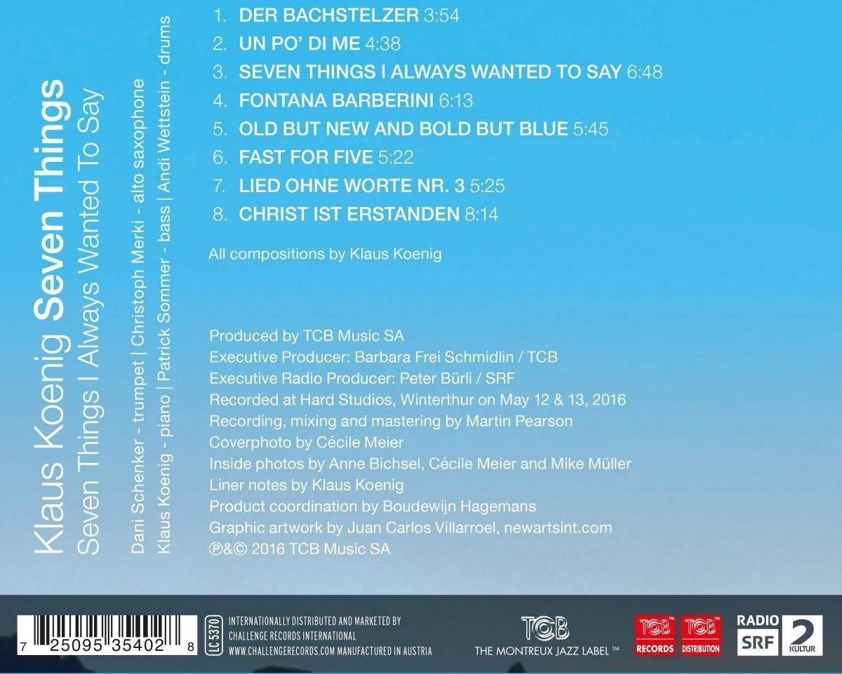 Seven Things I Always Wanted To Say, Seven Thing | CD (album) | Muziek ...