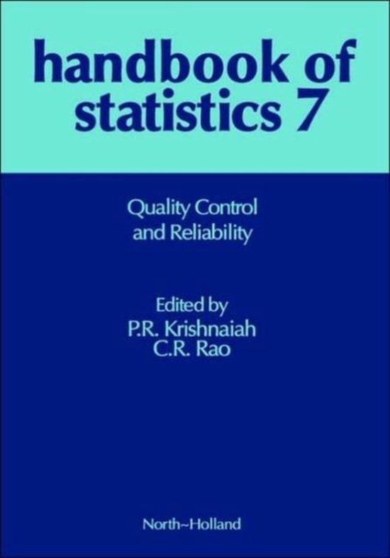 Quality Control and Reliability | 9780444702906 | P. R. Krishnaiah ...