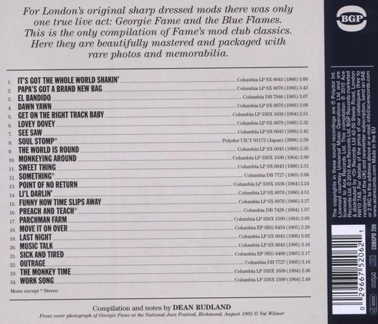 Mod Classics 1964-1966, Georgie Fame | Muziek | bol