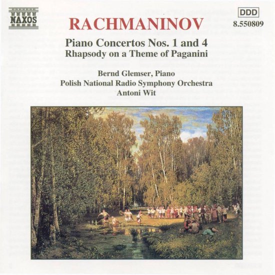 Rachmaninov: Piano Concertos no 1 and 4, etc/ Glemser, Wit, Antoni Wit | CD (album) |... | bol.com