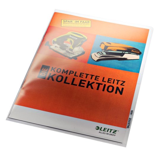 Leitz Premium Zichtmap PVC – A4 – 0,15 mm – 100 stuks - Transparant | bol