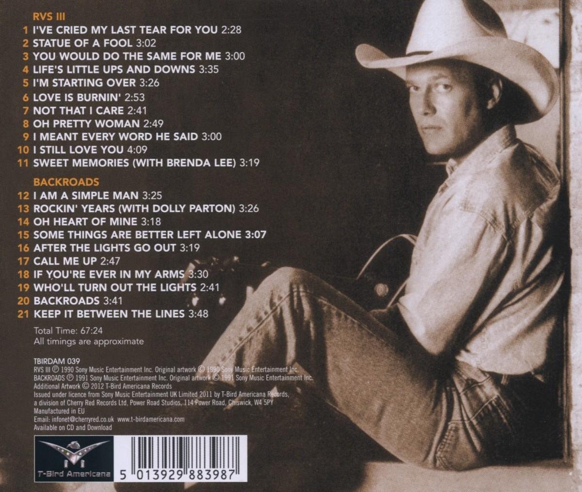 RVS III / Backroads, Ricky Van Shelton | CD (album) | Muziek | bol.com