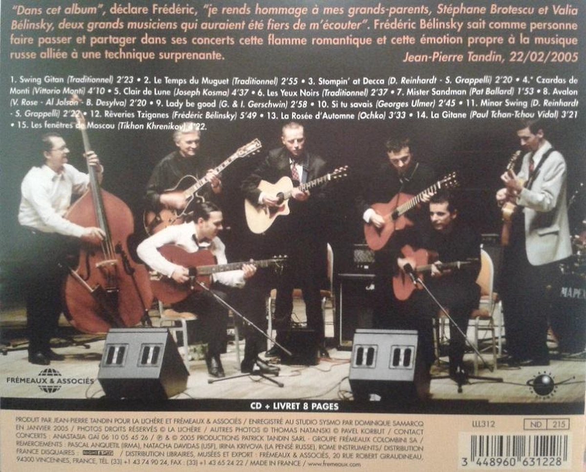 Frederic Belinsky - Swing Tzigane (CD), Frederic Belinsky | CD (album ...