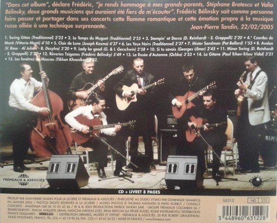 Frederic Belinsky - Swing Tzigane (CD), Frederic Belinsky | CD (album ...