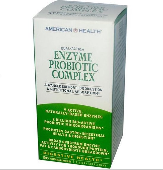 American Health Enzym Probiotisch Complex - 90 vegetarische capsules ...