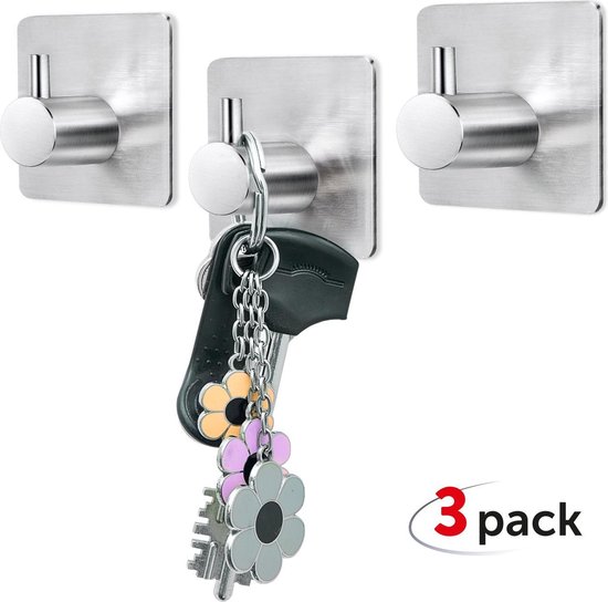 Zelfklevende Handdoekhouder Haakjes Set - Muur Ophang Haak Zelfklevend ...