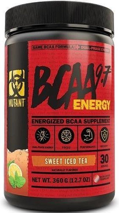 Mutant BCAA 9.7 Energy 360g — Sweet Iced Tea | bol