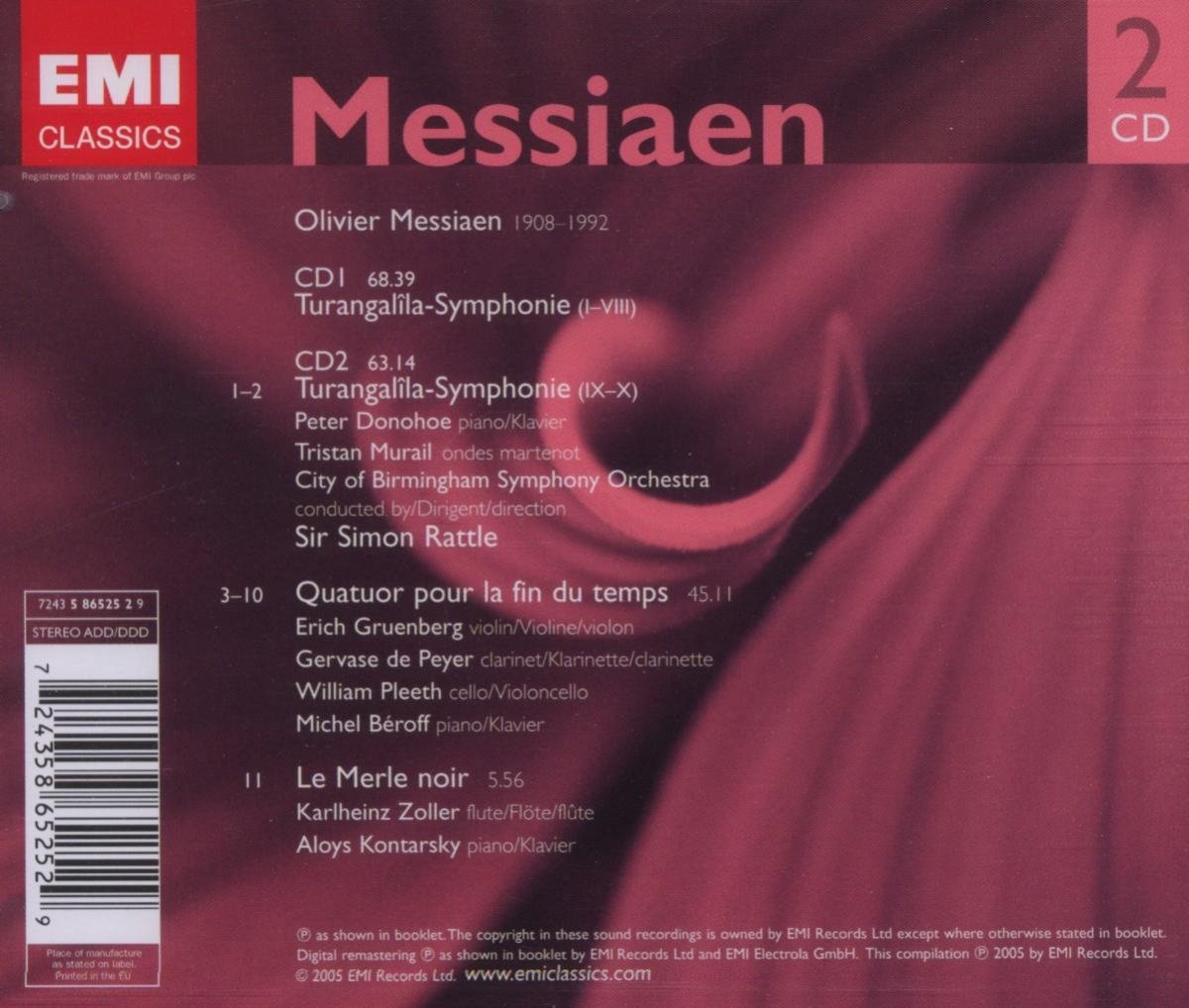 Turangalila Symphony, O. Messiaen | CD (album) | Muziek | bol.com