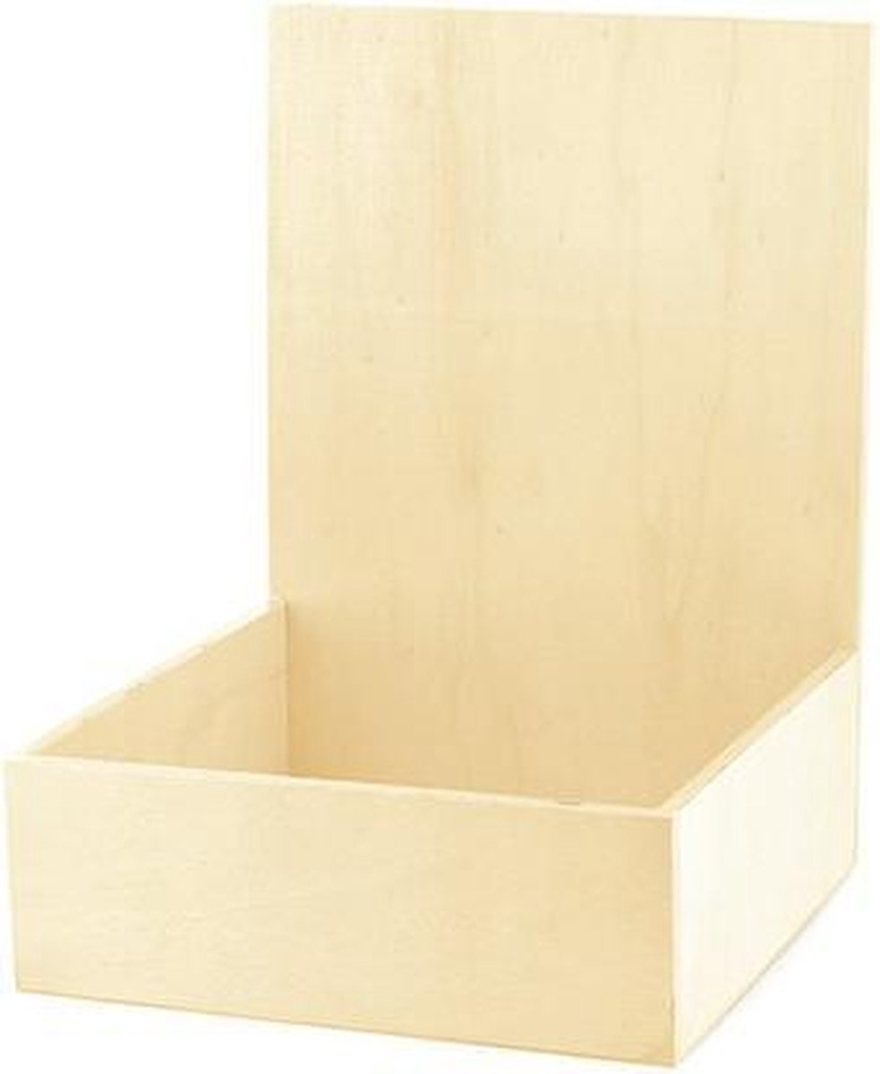 Display bak met rugplank groot - hout | bol.com