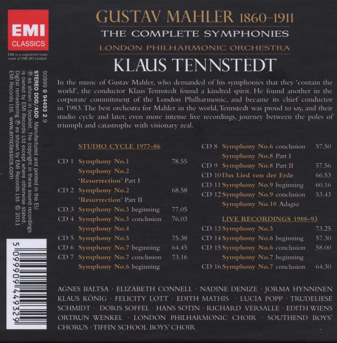 Complete Mahler Recordings, G. Mahler | Muziek | bol.com