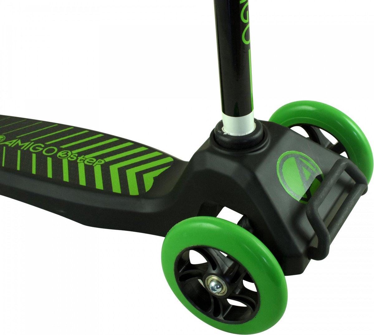 Amigo 3step Kinderstep - Step - Jongens en meisjes - Zwart/Groen | bol.com