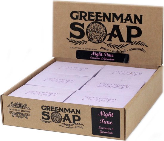 Greenman Soap 12x100g - Nachttijd - lavendelzeep | bol