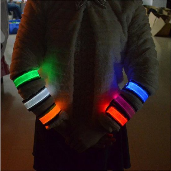 Hardloop Armband LED Verlichting - Lichtgevende band voor Buiten ...
