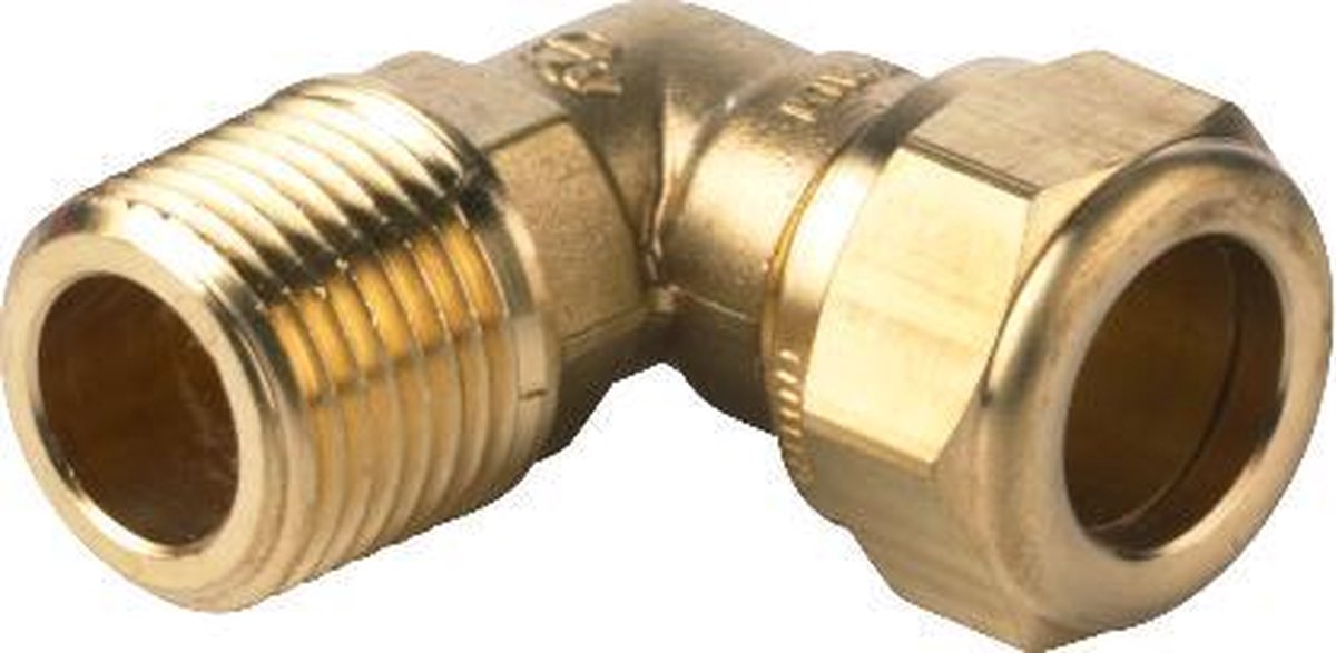 VSH Super Knel Messing knel knie x buitendraad 1 x28mm conisch | bol.com