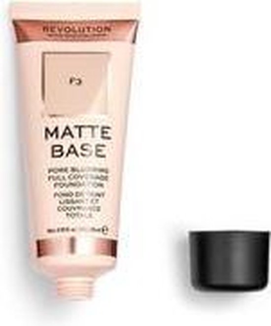 Makeup Revolution - Matte Base Foundation - Plně krycí a matující make ...