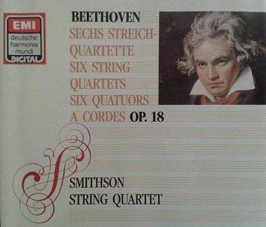 2-CD BEETHOVEN - SIX STRING QUARTETS - SMITHSON STRING QUARTET, Beethoven | CD (album)... | bol.com
