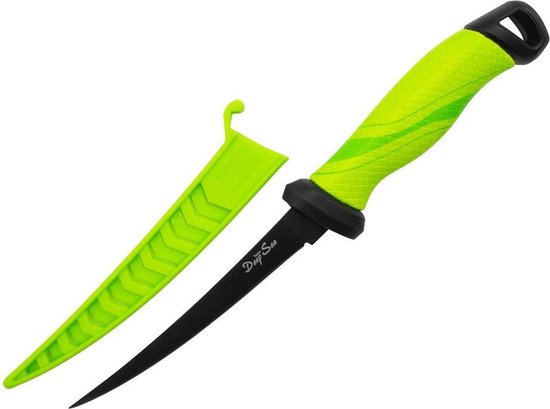 Team Deep Sea Soft Gripp Fileermes EX-Flex - 15cm - Groen | bol
