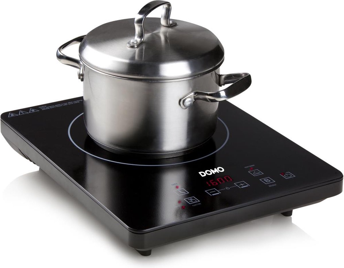 Domo DO328IP - Inductiekookplaat - 1 pits - Touchscreen - Timer | bol.com