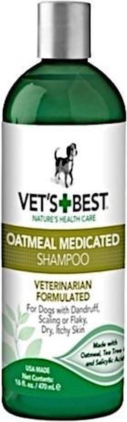 Vets best oatmeal medicated shampoo (470 ML) | bol.com