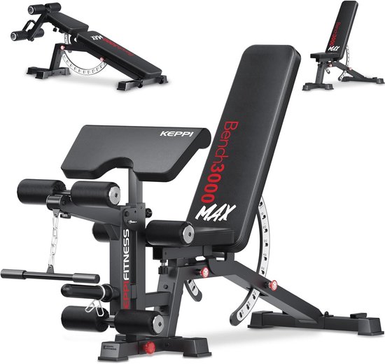 Verstelbare Halterbank voor Thuis Gym - Heavy Duty Workout Bench met ...