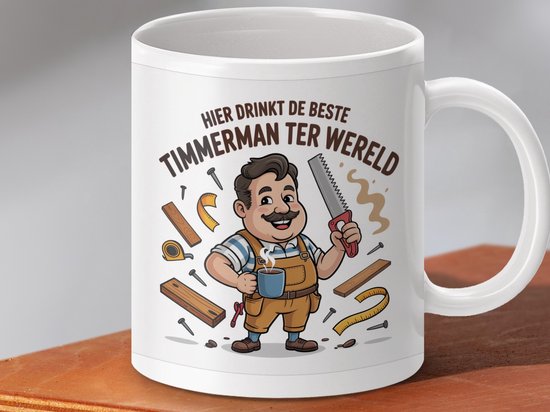 Mok Beste Timmerman Wereld, Grappige Timmerman Cadeau, Unieke Beroep ...