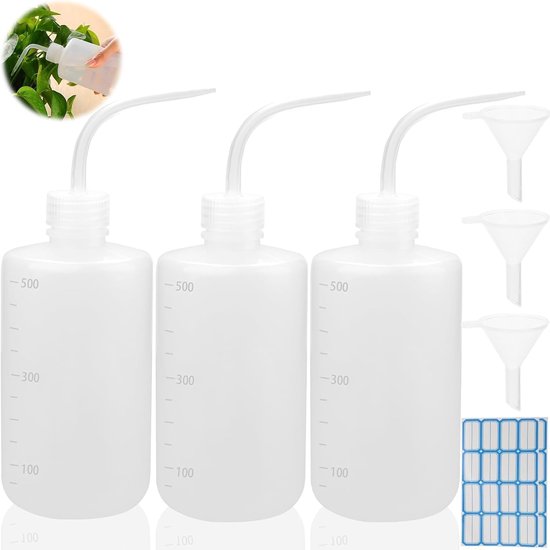 Dosing Bottle 500 ml - Pack of 3 - Spray Bottle - Laboratoriumfles ...