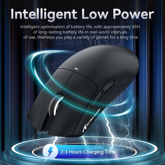 ATTACK SHARK X11 - RGB Gaming Muis - Magnetisch Oplaaddock - PAW 3311 ...