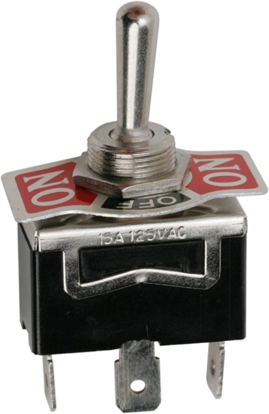 5x Momentane Tuimelschakelaar Metaal SPDT ON-OFF-ON - 3 Standen Toggle ...