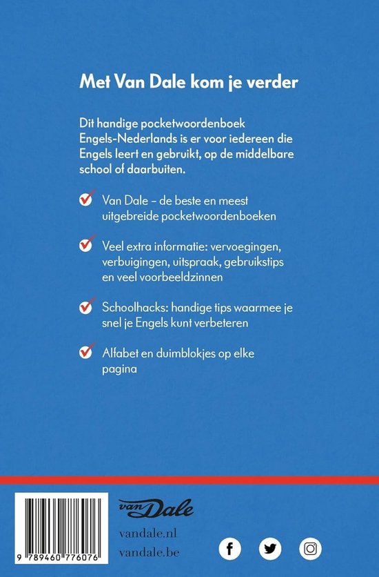 Pocketwoordenboek Engels-Nederlands: Compact Engelstalig woordenboek | bol