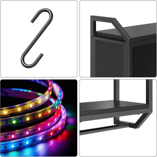 All4You - Wandplank met LED-verlichting - Zwevende plank - Verticale ...