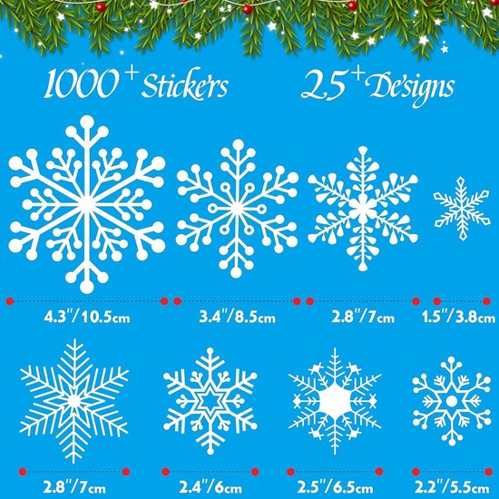 Raamdecoratie Statische Kerststickers - Voor Kerst en Nieuwjaar ...