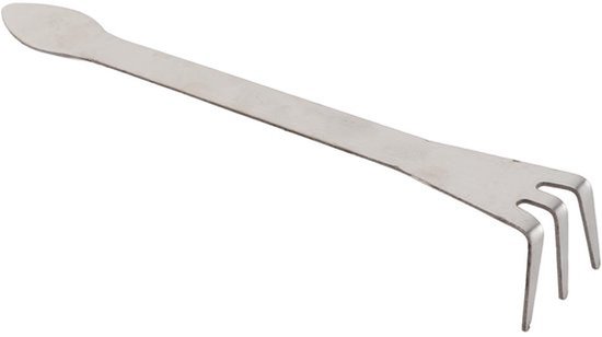 KARZO - Bonsai Gereedschap - 3-Prong Riek - RVS met Ergonomische ...