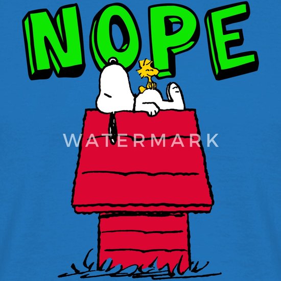 Peanuts Snoopy Nope Grappig | bol