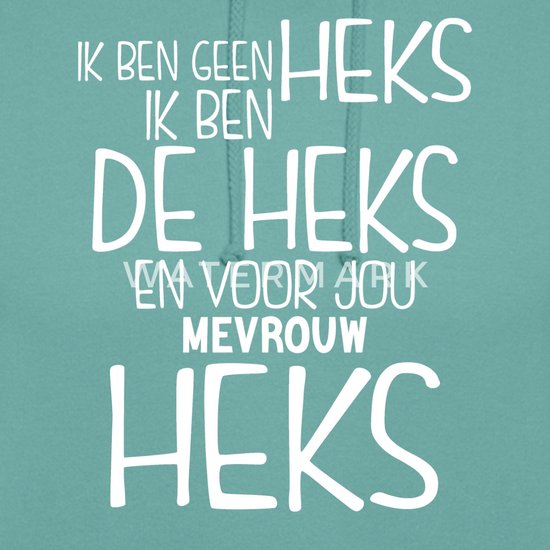 Grappige Heks - Ik Ben Geen Heks Hoodie Unisex | bol