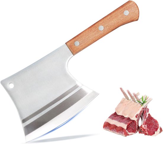 Professioneel Handgesmeed Slagersmes - Sterk Vleesmes voor Botten en ...