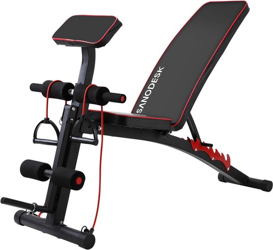 Verstelbare Halterbank voor Full Body Workout | Multifunctioneel ...