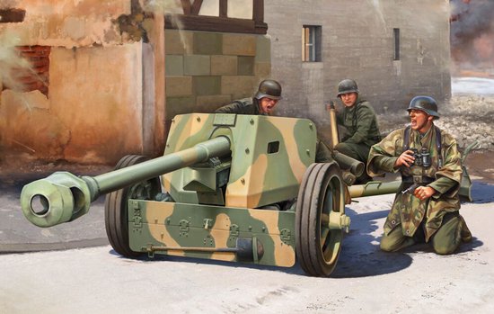 Trumpeter Modelbouwpakket Militaire voertuigen - 61608 Duitse PaK 40 ...