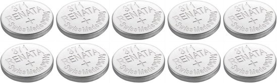 Plat Knopfzellen 371 / SR920SW Zilveroxide Batterijen (10 stuks ...