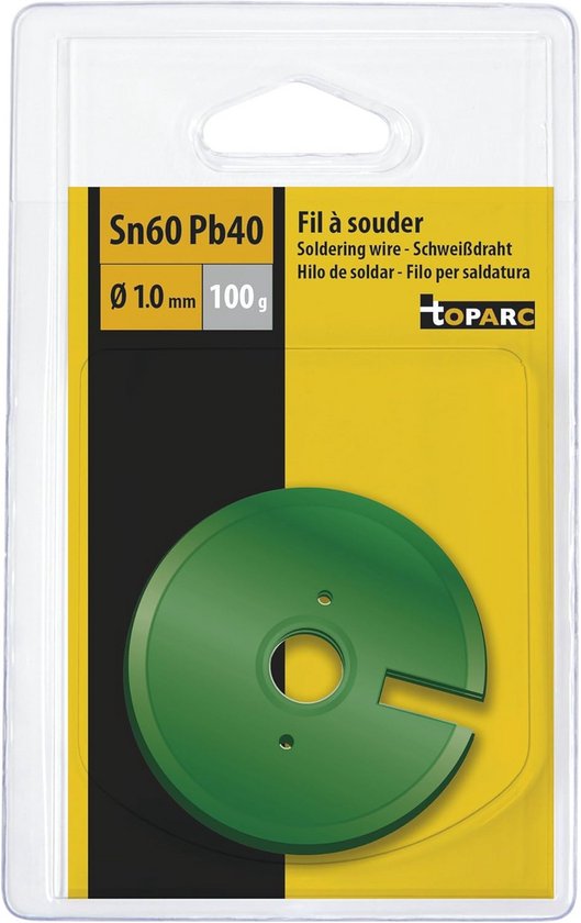 Soldeerdraad 60% Tin Ø 1,0 mm, 100 gram - Hoogwaardige Kwaliteit | bol