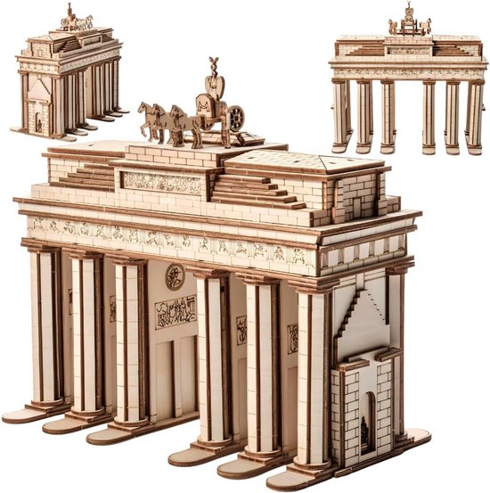 Houten 3D Puzzel Model - Educatief Bouwpakket Zelf Samenstellen ...
