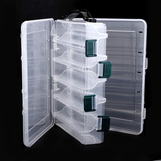 Tough Plastic Lure Box - Smooth Opening - Drainage Holes - Lightweight ...