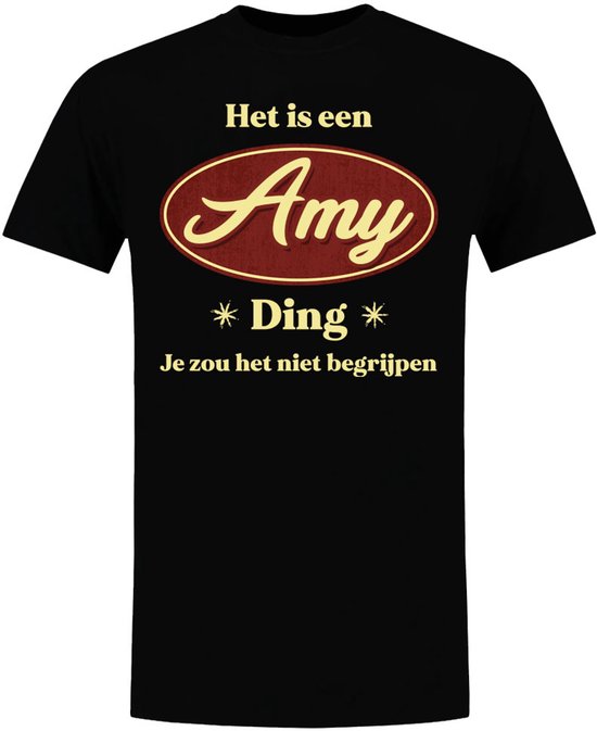 Het is een Amy ding - dames T-shirt - verjaardag - shirt - jarig ...