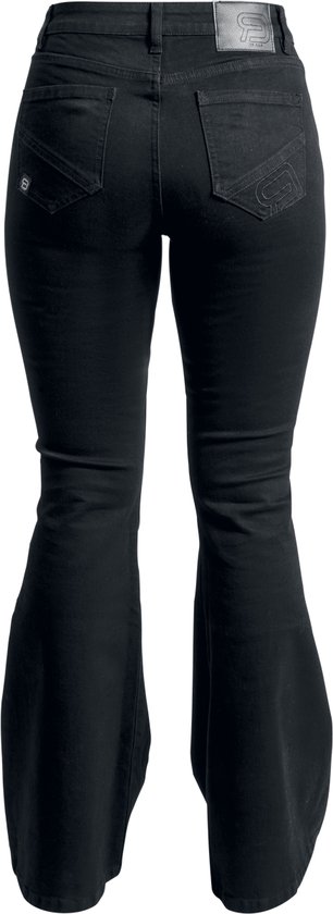 R.E.D. Rock-Engineered Design Zwarte bootcut jeans - Dames - W29L30 | bol