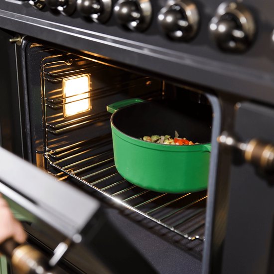 Cook & Pan - Gietijzeren Braadpan 20 cm - 2.5 liter - PFAS vrij ...
