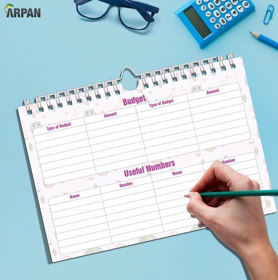 Gezinsorganisatie kalender 2025 - Weekkalender voor 5 personen ...