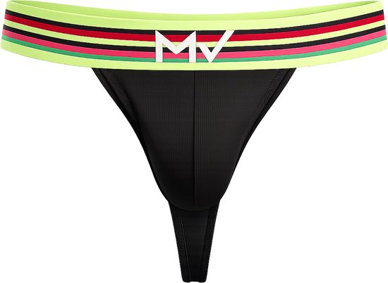 MODUS VIVENDI Peace Thong Black - MAAT S - Heren Ondergoed - String ...