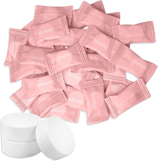 Compressed handdoek set - roze - 120 stuks - reis handdoek ...