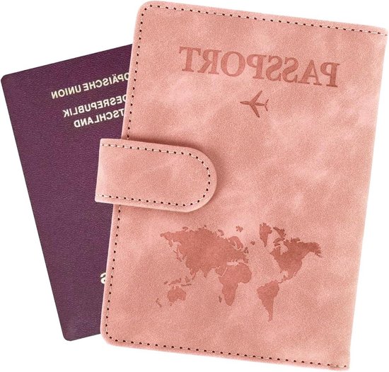Egoods - Roze paspoorthoezen voor eenvoudige reisdocument bescherming ...