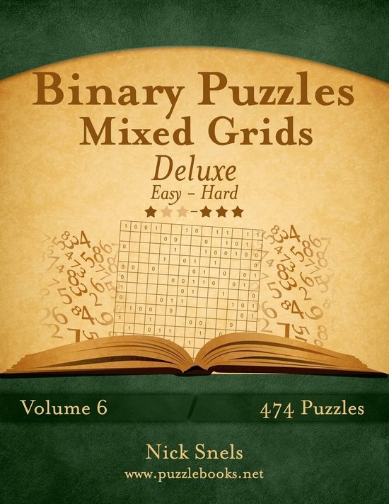 474 Logische Puzzels - Binaire Puzzels Mix van Moeilijkheidsgraden en ...