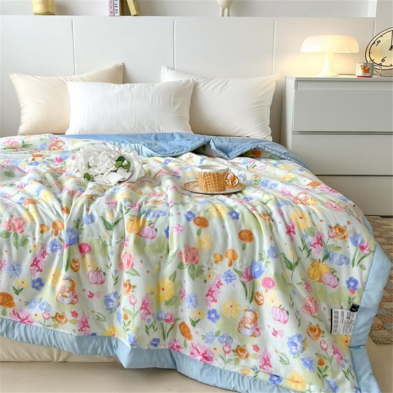 Licht Zomer Dekbed zonder Over trek, Wasbaar en Ademend voor ...